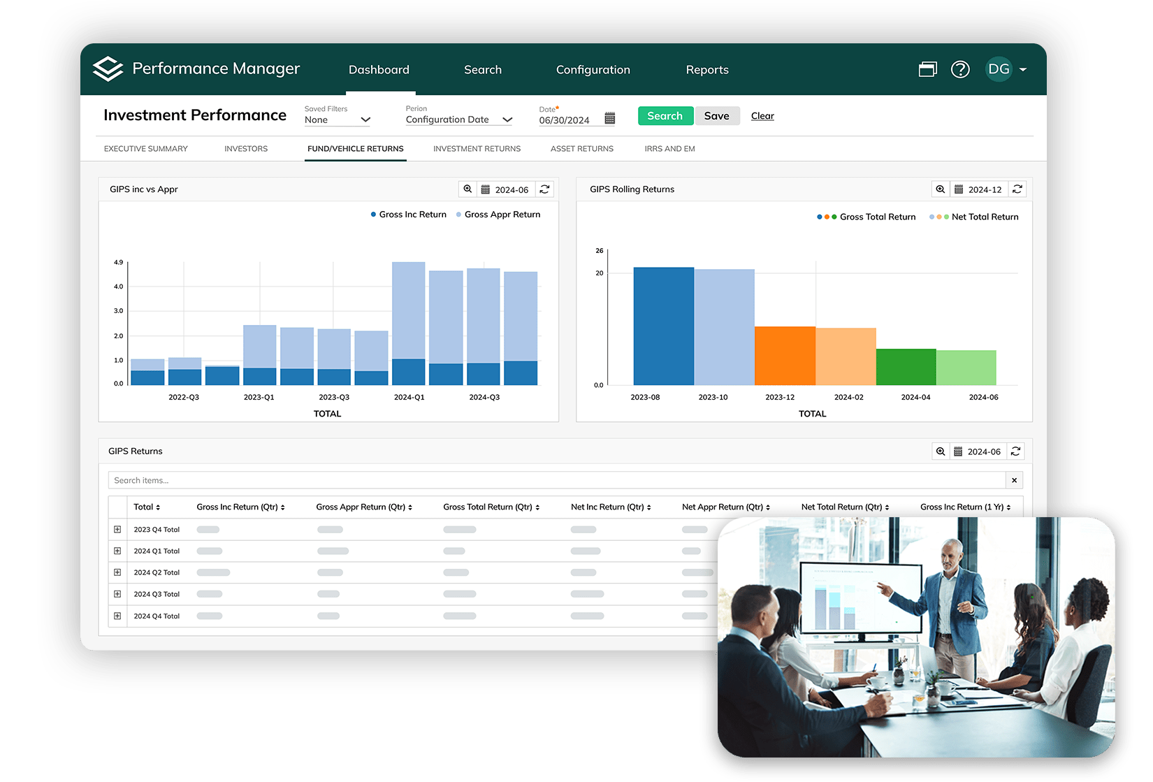 Investment performance reporting software | Yardi Investment Suite